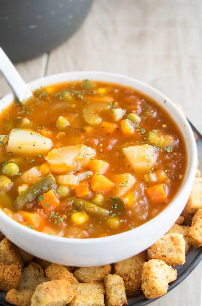 Easy Vegetable Soup Recipe One Pot One Pot Recipes